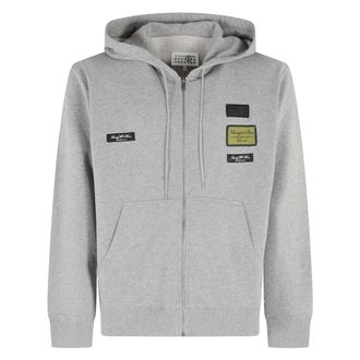 Maison Margiela Felpa con Zip - - Sweatshirts & Hoodies - Herren - Grau - L