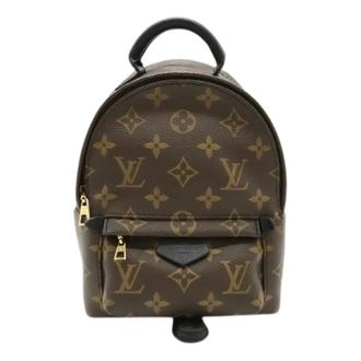Louis Vuitton Pre-owned Sac &agrave; dos Mini Palm Springs Monogram - Femme - Pre-owned - Brun - Taille: ONE Size