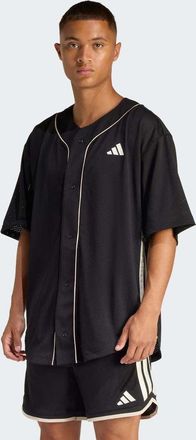 adidas adidas Performance - Stadium - T-shirt de baseball en tulle - Noir / lin cristal / blanc cass&eacute;