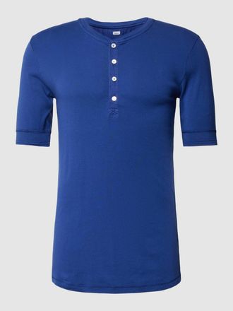 Schiesser T-Shirt mit kurzem Knopfverschluss Modell Henley