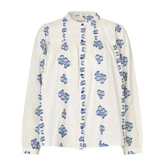 Lollys Laundry Damen, Blusen & Hemden, Beige, 2XLGr&ouml;&szlig;e