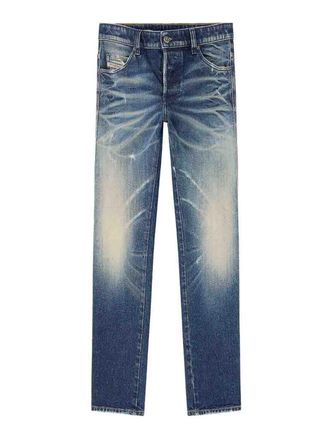 Diesel Jean Droit - Bleu