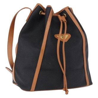 Saint Laurent Sac bandouli&egrave;re en toile Pre-owned - Femme - Pre-owned - Noir - Taille: ONE Size