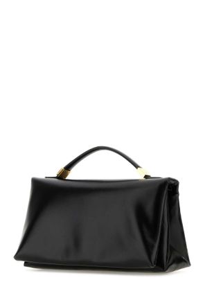 Marni Womens Black Leather Prisma Handbag 00n99 Borse A Mano