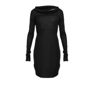 Rick Owens Femme, Robes, Noir, Taille: 36 FR Robe Manches Longues