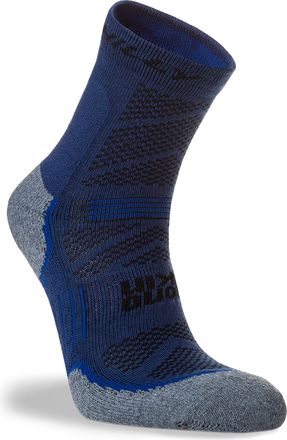 Hilly Unisex Supreme - Fußkettchen - maximale Dämpfung Laufsocke, Mitternacht/Königsblau, L