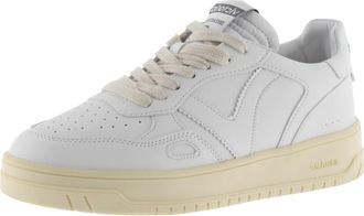 Victoria Low-Top Unisex Seúl Leder-Effekt Weiß Monochrom & Perforierte Zehe 1257100 für Erwachsene Blanco 37