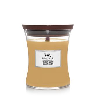 Woodwick Woodwick, mittlere Kerze Gilded Sands