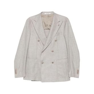 Tagliatore Zweireihiger Blazer - - Jackets - Herren - Grau - M