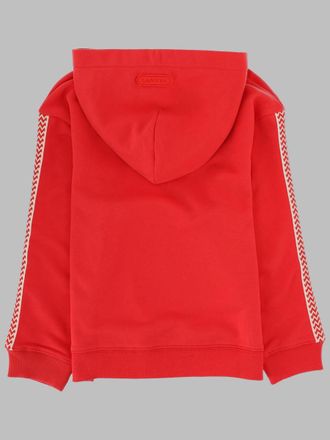 Lanvin Cotton Hooded Sweatshirt - Red