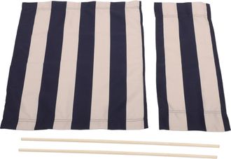 SOLUSTRE Faltbarer Ersatzbezug für Klappstuhl aus Robustem Canvas Langlebiger Sitzbezug für Gartenstuhl Einfache Montage Elegant Klassisch Passend für Regiestu