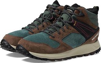 Merrell Homme Wildwood Mid LTR WP Basket, Forest, 42 EU
