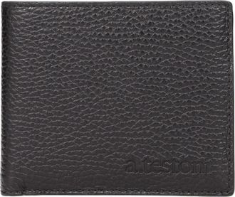 A.Testoni Grained Leather Wallet - - Accessories - Herren - Schwarzk - ONE SIZE