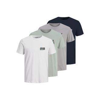 Jack & Jones Jack & Jones T-Shirt-Set Geplas 12288304 Bunt Regular Fit