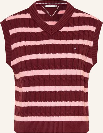 Tommy Hilfiger Pullunder rot