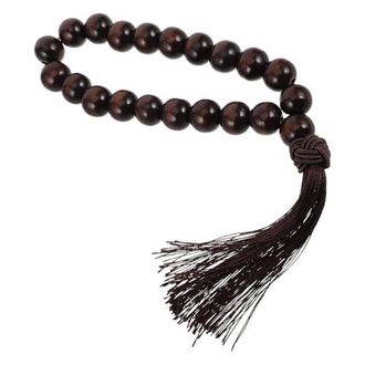 FOMIYES UKCOCO Bracelet Bouddha en Perles de Bois Naturel Grosse Taille pour Voiture, D&eacute;coration Int&eacute;rieure Levier de Vitesse, Accessoire Spirituel de Protect