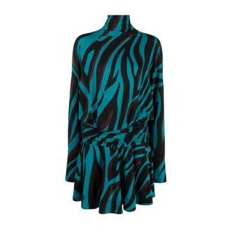 Pinko Zebra Print Minikleid - - Dresses - Damen - Mehrfarbig - S