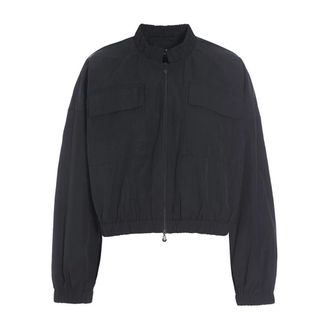 Bitte Kai Rand Femme, Vestes, Noir, Taille: 42 FR Bomber Popeline Sportif Noir