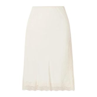 R&oacute;he Spitzenrock - - Skirts - Damen - Wei&szlig; - L