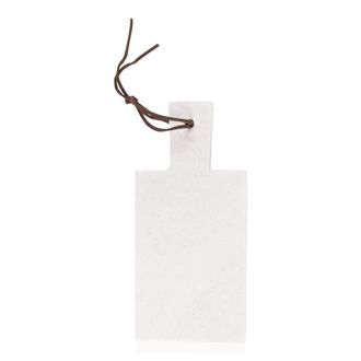 Boska Boska Servierbrett Marmor S / eleganter Look / K&auml;se und Snacks pr&auml;sentieren / Wei&szlig; / 215 x 100 x 15 mm