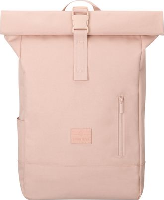 Johnny Urban Rucksack Damen & Herren Rosa - Robin Medium - Rolltop Mit Laptopfach f&uuml;r Uni Business Fahrrad - 15L - Nachhaltig - Wasserabweisend