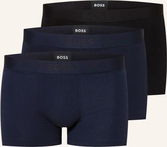 HUGO BOSS 3er-Pack Boxershorts One blau