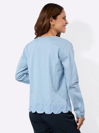 Witt Klassische Bluse Jeansbluse Langarm