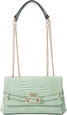 Guess Femme, Sacs, Vert, Taille: ONE Size Silvye Sac bandouli&egrave;re