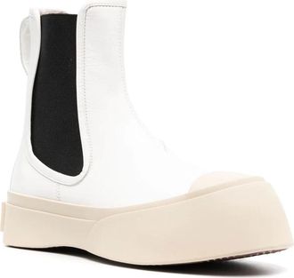 Marni Chelsea Boots - White