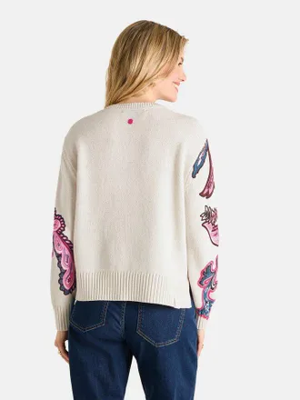 Lieblingsst&uuml;ck Strickpullover AldriaL mit Paisleymuster