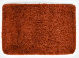 Spirella Badteppich aus Acryl, Bree, 55 x 65 cm, Terrakotta
