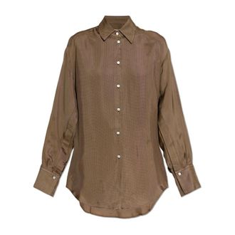 R&oacute;he Hemd mit Karomuster - - Blouses & Shirts - Damen - Braun - S