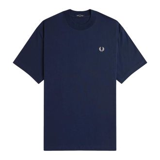 Fred Perry 1952 Besticktes Champion T-Shirt - - Tops - Herren - Blau - L