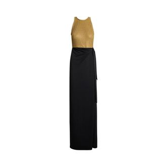 Ralph Lauren Robe longue en maille perl&eacute;e - Femme - Robes - Multicolore - Taille: 36 FR