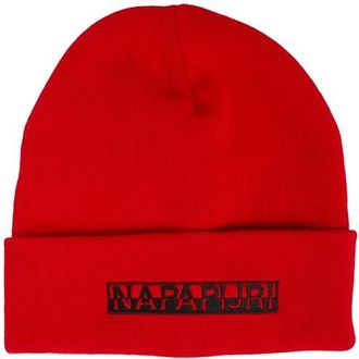 Napapijri Farae Beanie Bonnet, Rouge, Taille Unique Homme