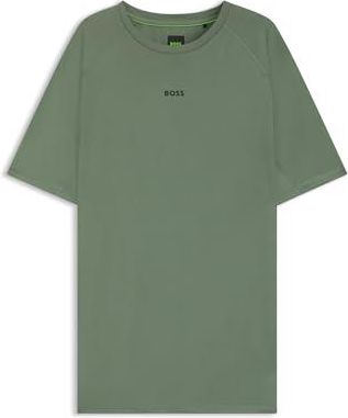BOSS Hommes Tee Active 1 T-Shirt Slim au Design Dynamique avec détails réfléchissants