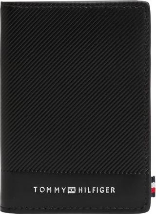 Tommy Hilfiger Portefeuille Homme Foundation Bifold en Cuir, Noir (Black), Taille Unique