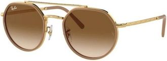 Ray-Ban unisex, Accessoires, Jaune, Taille: 53 MM Rb3765 001/51