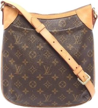 Louis Vuitton Sac bandouli&egrave;re Pre-owned Odeon PM Monogram - Femme - Pre-owned - Brun - Taille: ONE Size