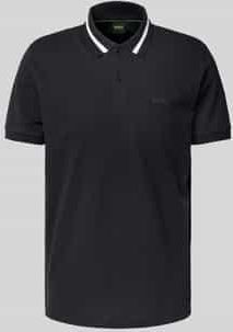 HUGO BOSS Regular Fit Poloshirt mit Label-Print Modell Paddy