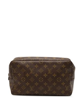 Louis Vuitton 1990-2010 Monogram Trousse Toilette 28 clutch bag - Braun