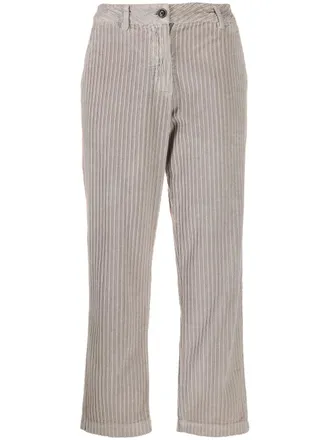 Woolrich pantalon droit en velours c&ocirc;tel&eacute; - Gris