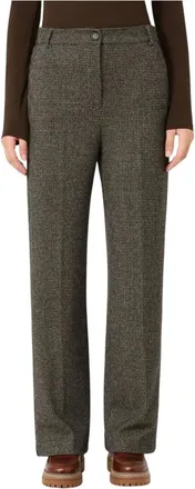 Max Mara Pantalon Wkdorata - Femme - Pantalons - Brun - Taille: 40 FR