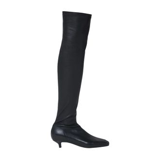 Toteme Femme, Chaussures, Noir, Taille: 36 EU Day Nappa Knee High Bottes