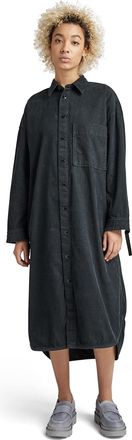 G-Star RAW Damen Long Shirt Kleid, Grau (cloack gd D22160-C436-C784), XS