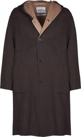 Amaranto Amar&aacute;nto, Homme, Manteaux, Brun, Taille: L Single-Breasted Manteaux