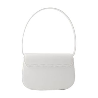 Diesel Cowhide Leather Shoulder Bag - White