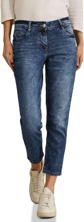 Cecil Damen B378645 Jeans im Casual Fit, mid Blue Used wash, 26W x 26L