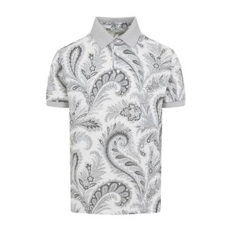 Etro Homme, Tops, Multicolore, Taille: S Paisley Print Polo