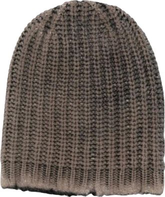 Avant Toi Chapeau en point de ma&iuml;s peint &agrave; la main avec bords d&eacute;structur&eacute;s - Homme - Accessoires - Brun - Taille: ONE Size